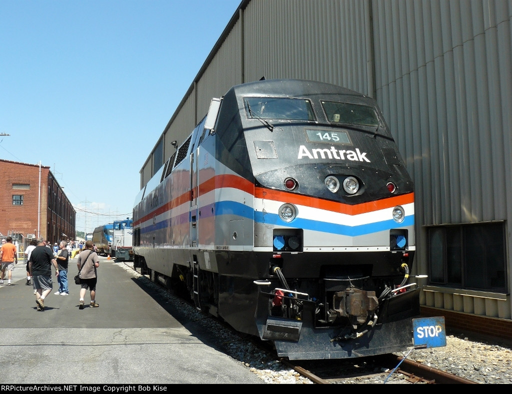 The Amtrak 40th Anniversary Heritage Unit from 2011